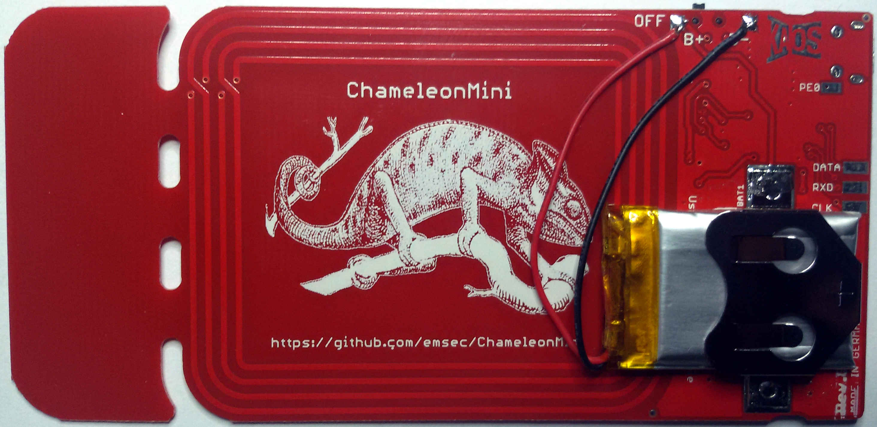 Rechargeable Li-Ion battery 150mAh | ChameleonMini | Kasper & Oswald ...